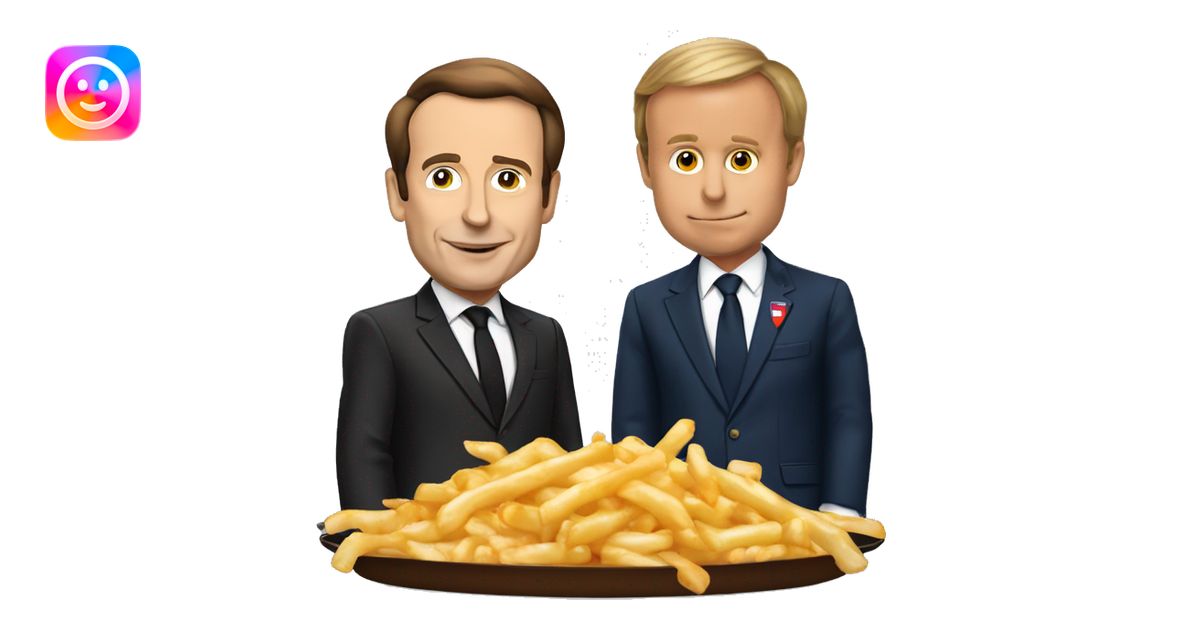 Poutine et macron emoji | AI Emoji Generator