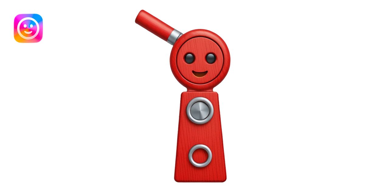 Indian Toy Whistle emoji | AI Emoji Generator