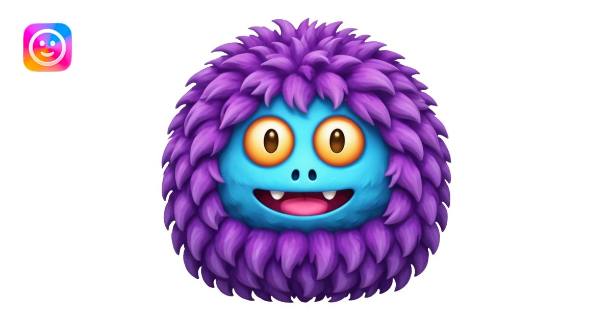 wool monster emoji | AI Emoji Generator