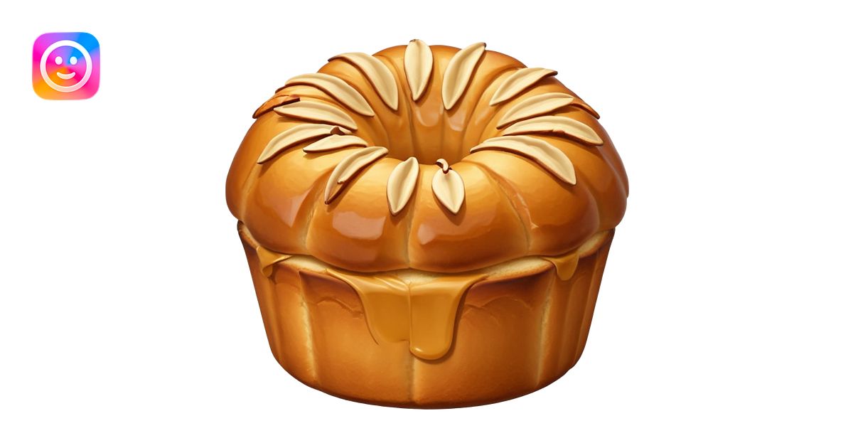 Alsacian kougelhopf with almonds on the top. The base is a bit larger ...