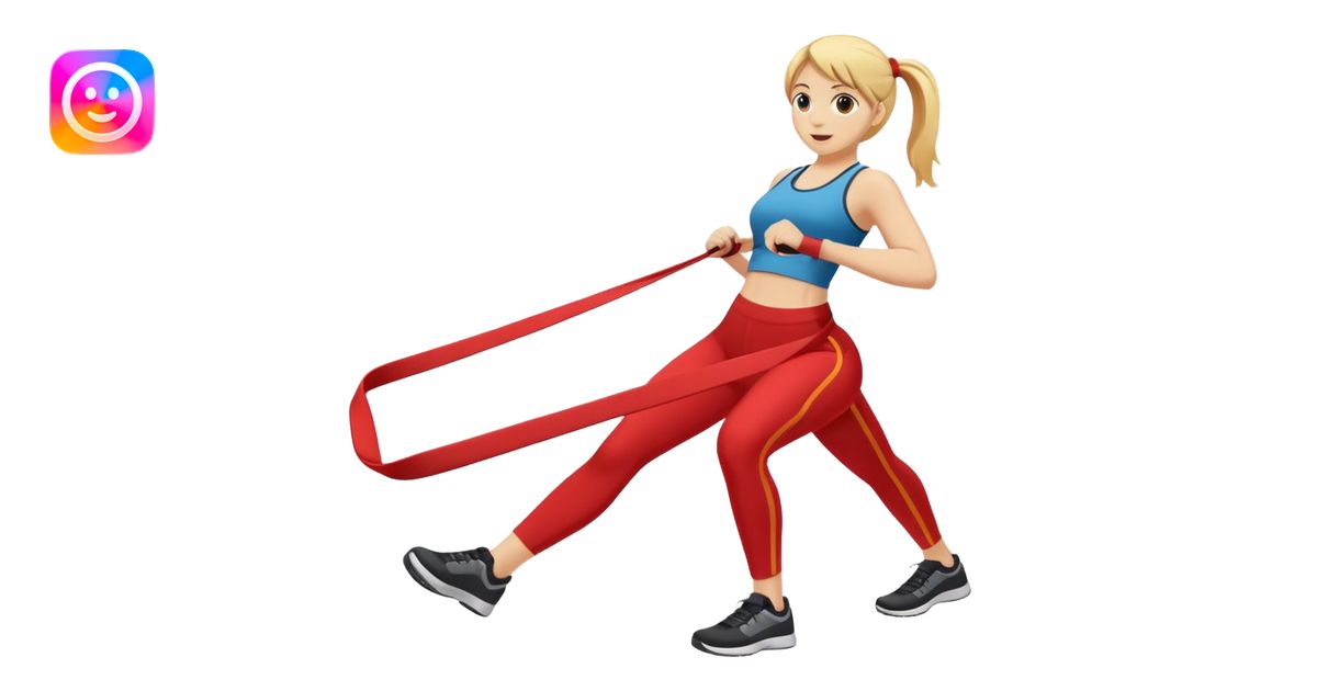 resistance band, stretched emoji | AI Emoji Generator
