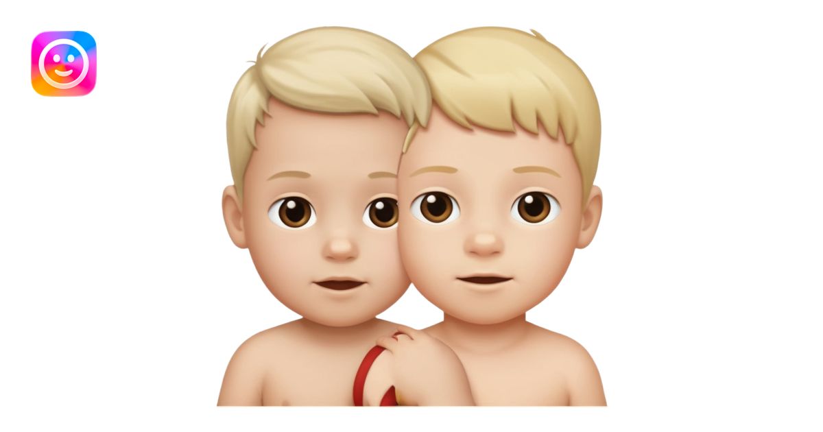 On the left side, it is half a photo of a baby, on the right side, it ...