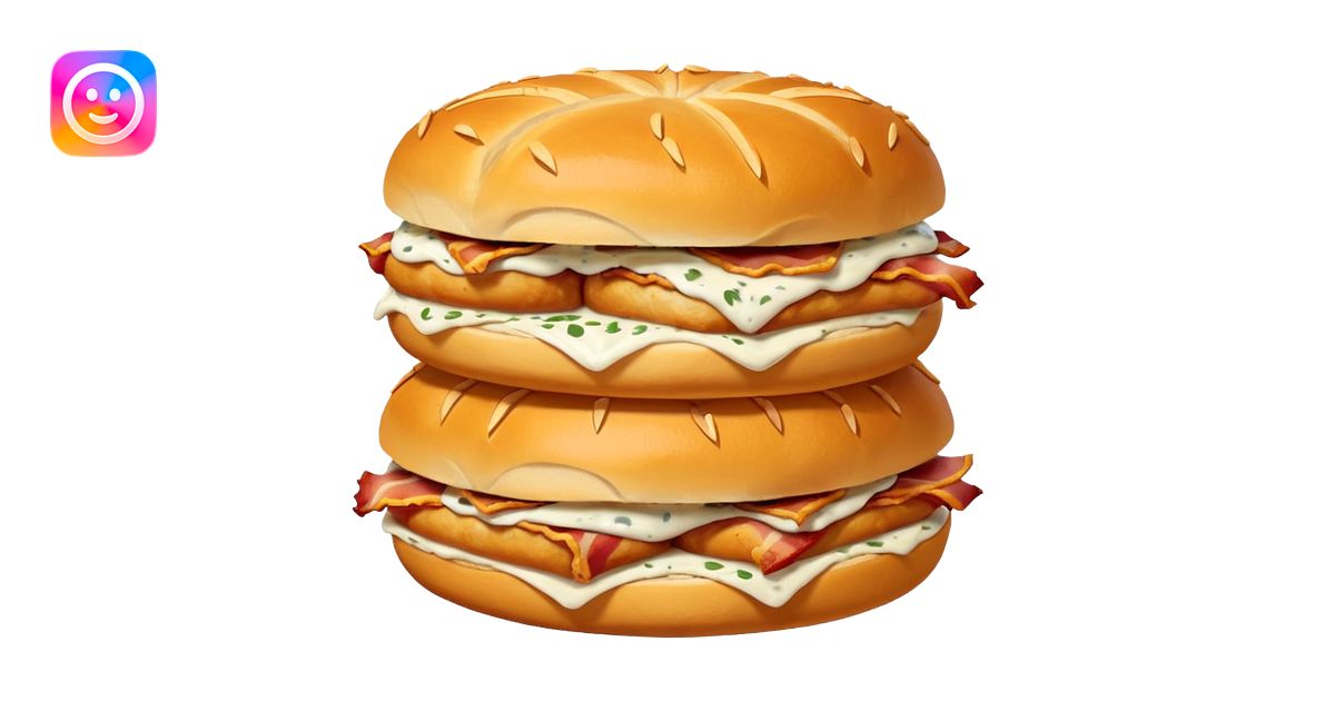 chicken and bacon ranch rolls emoji | AI Emoji Generator