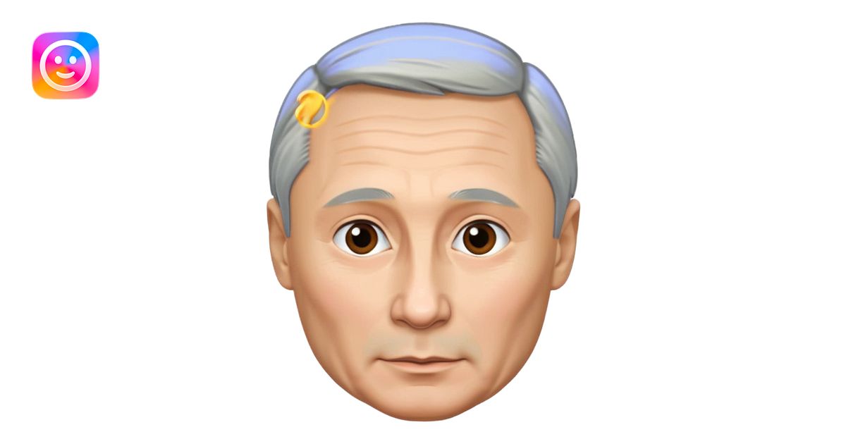 Vladimir putin with gray hair emoji | AI Emoji Generator