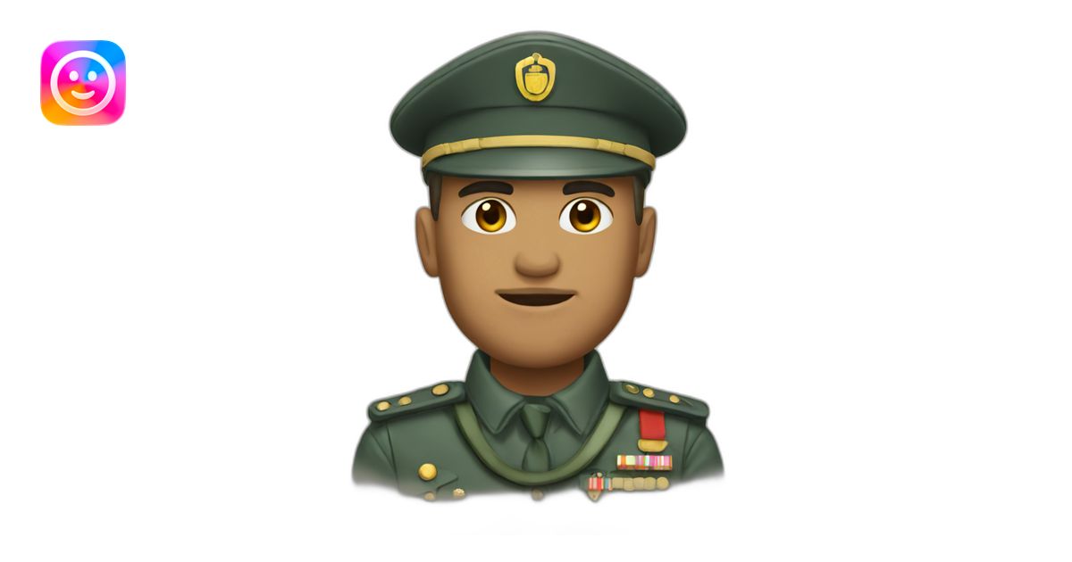 Create a soldier rank emoji emoji | AI Emoji Generator