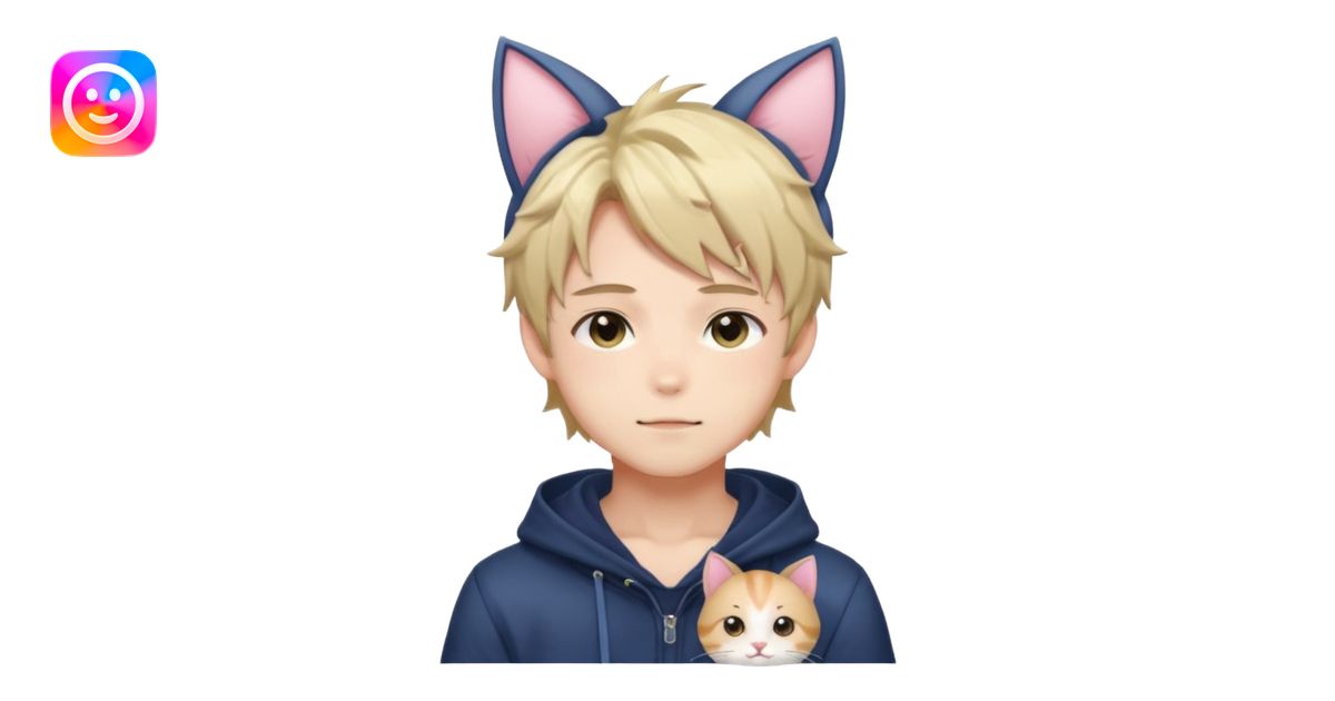 Shiny Blushing Cute Kawaii Handsome Shota Anime Man with Cat Ears ...