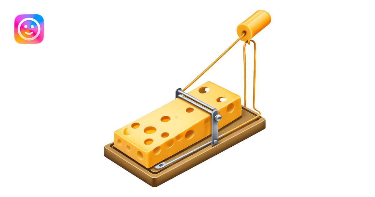 Mouse trap emoji | AI Emoji Generator