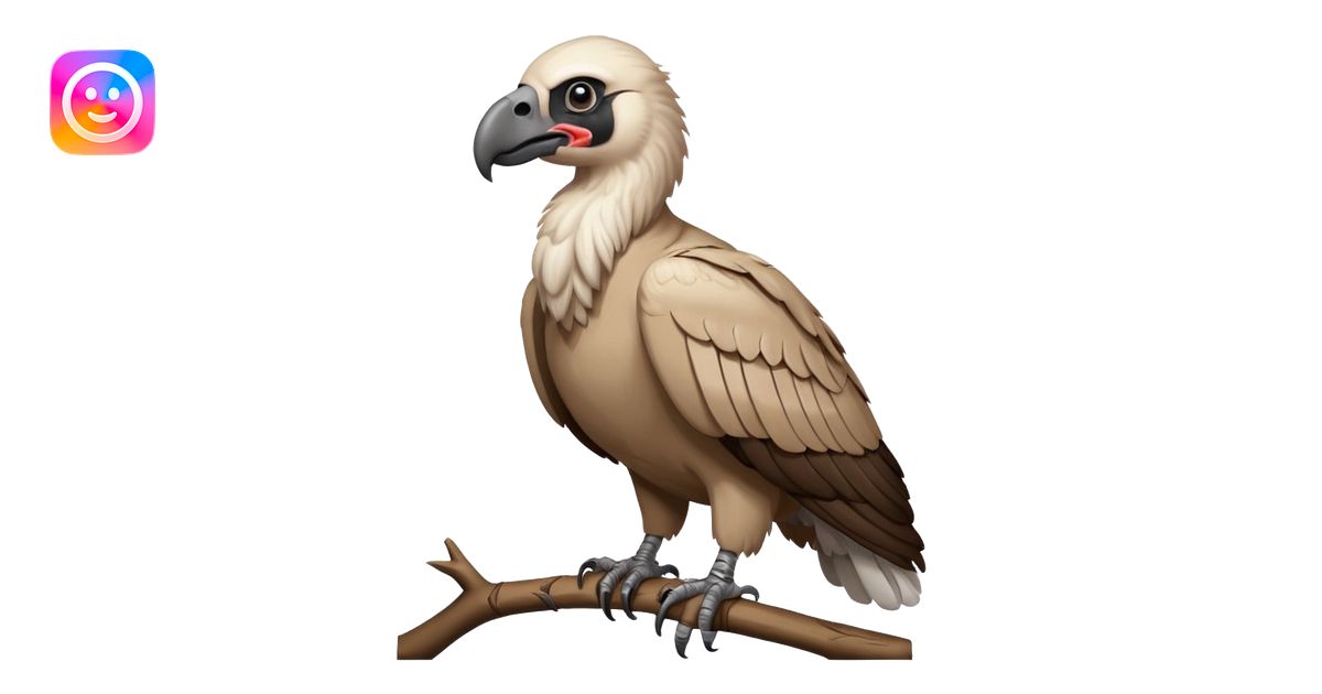 Cape vulture emoji | AI Emoji Generator