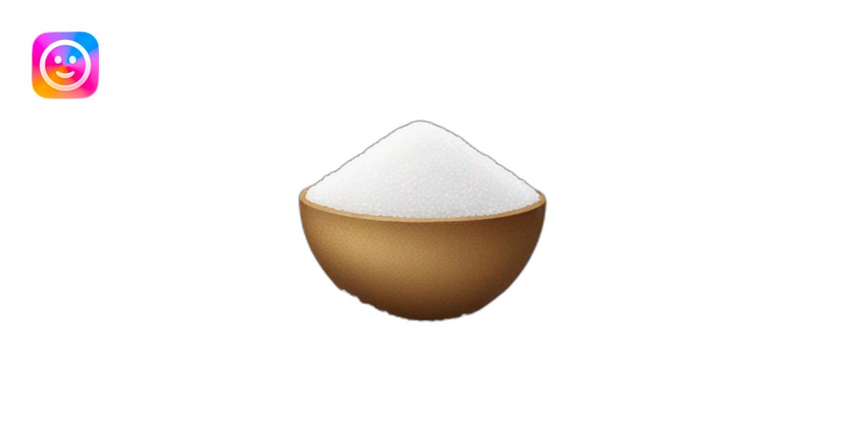 line made of salt emoji | AI Emoji Generator