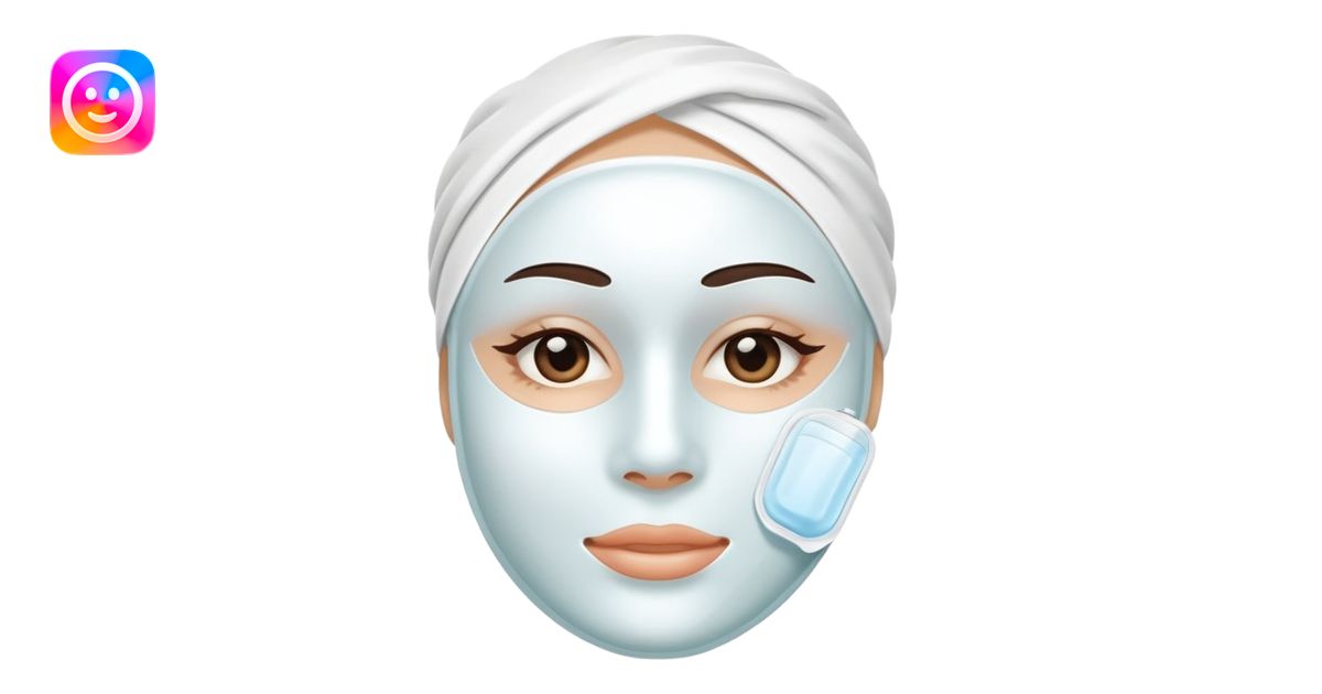 a white skincare beauty mask pack for face, without real person's face ...