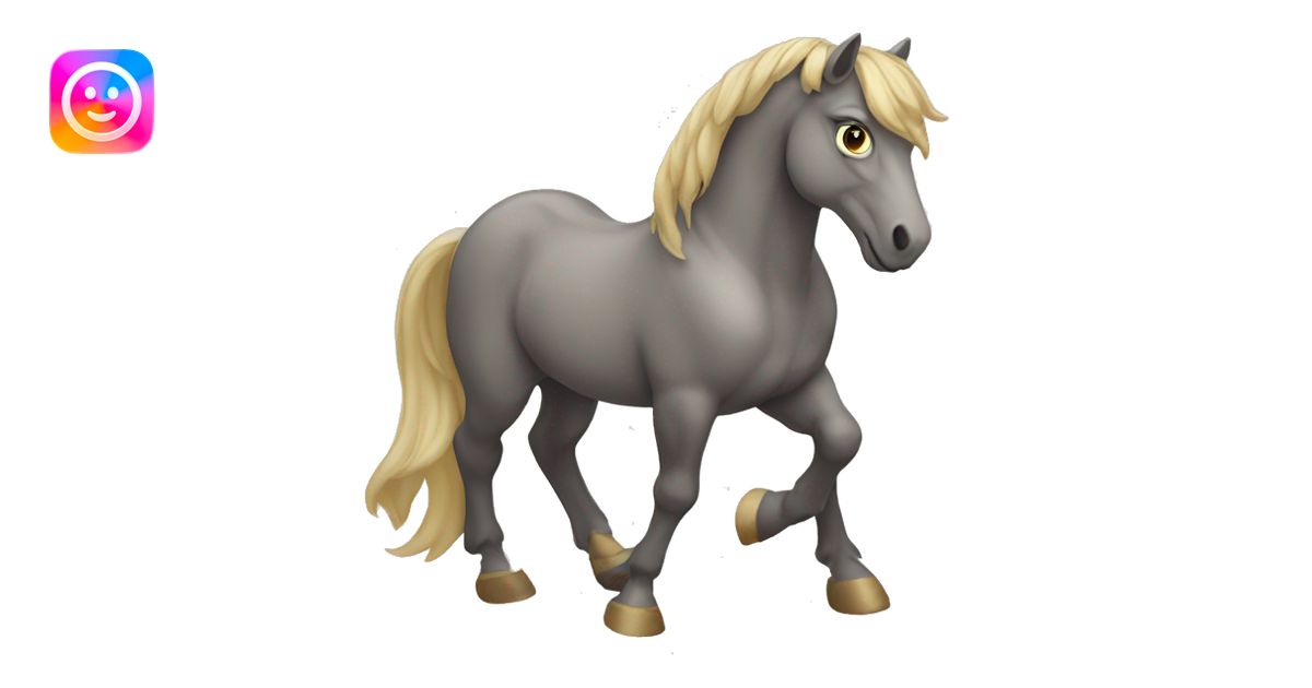 Mythical Horse emoji | AI Emoji Generator