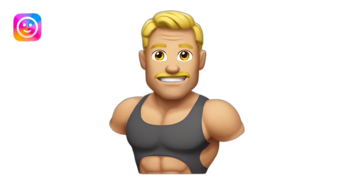 Muscle men emoji | AI Emoji Generator