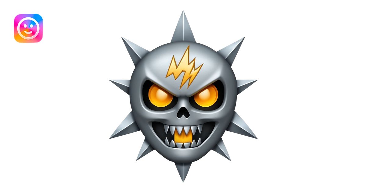 Thrash Metal logo emoji | AI Emoji Generator