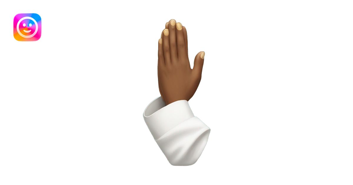 Prayer Hands Emoji emoji | AI Emoji Generator