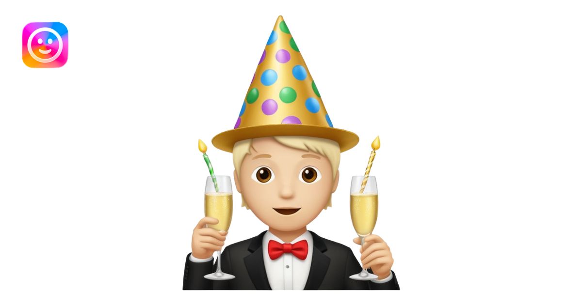 Qui fête l anniversaire de Hugo emoji | AI Emoji Generator