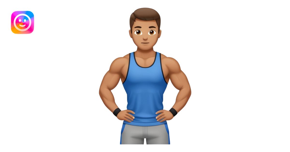 gym trainer emoji | AI Emoji Generator
