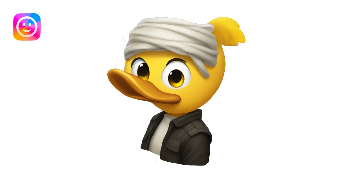 Quackity streamer emoji | AI Emoji Generator