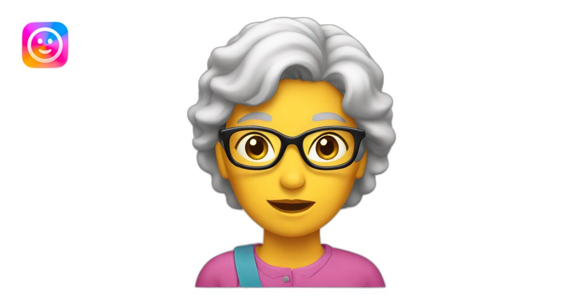 Mamie sur un bus emoji | AI Emoji Generator