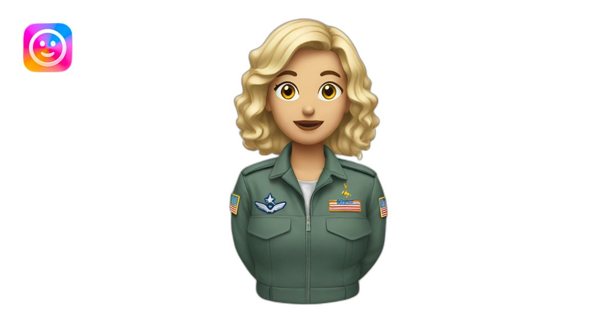 Air force blanche emoji | AI Emoji Generator