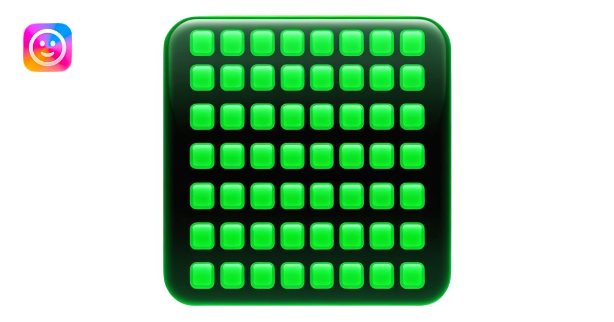 green code matrix emoji | AI Emoji Generator