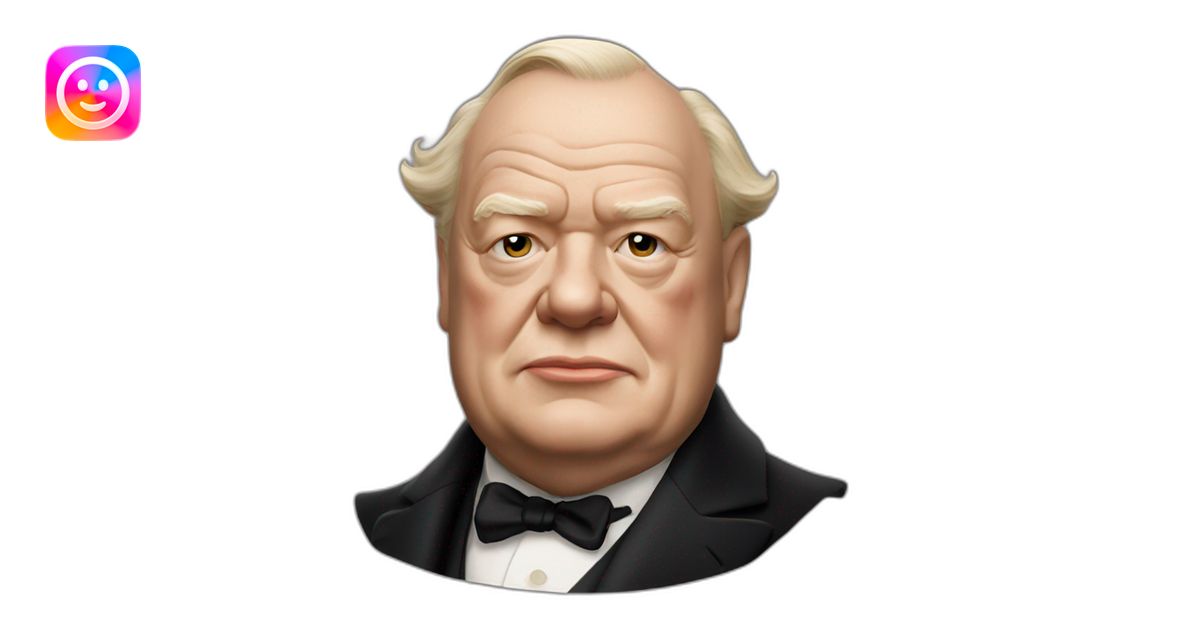 Winston Churchill emoji | AI Emoji Generator