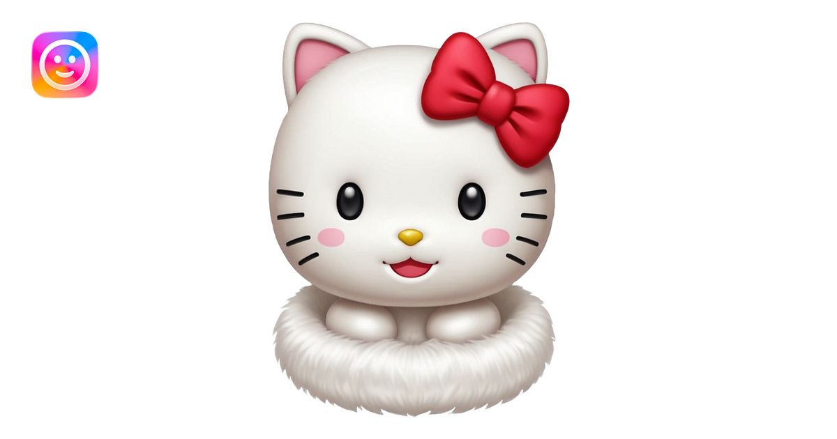 Hello kitty emoji | AI Emoji Generator