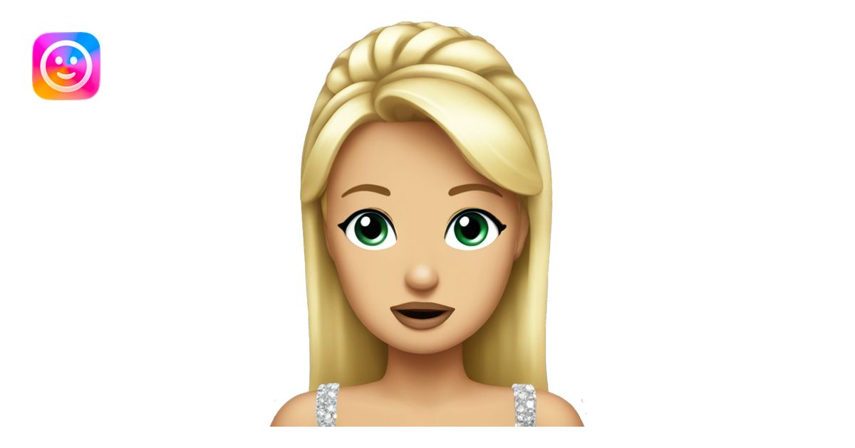 Paris Hilton confused emoji | AI Emoji Generator