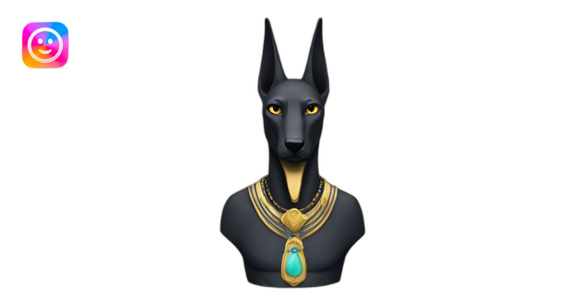 Anubis from russia emoji | AI Emoji Generator