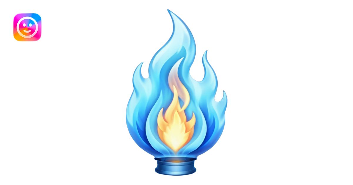 blue flame emoji | AI Emoji Generator