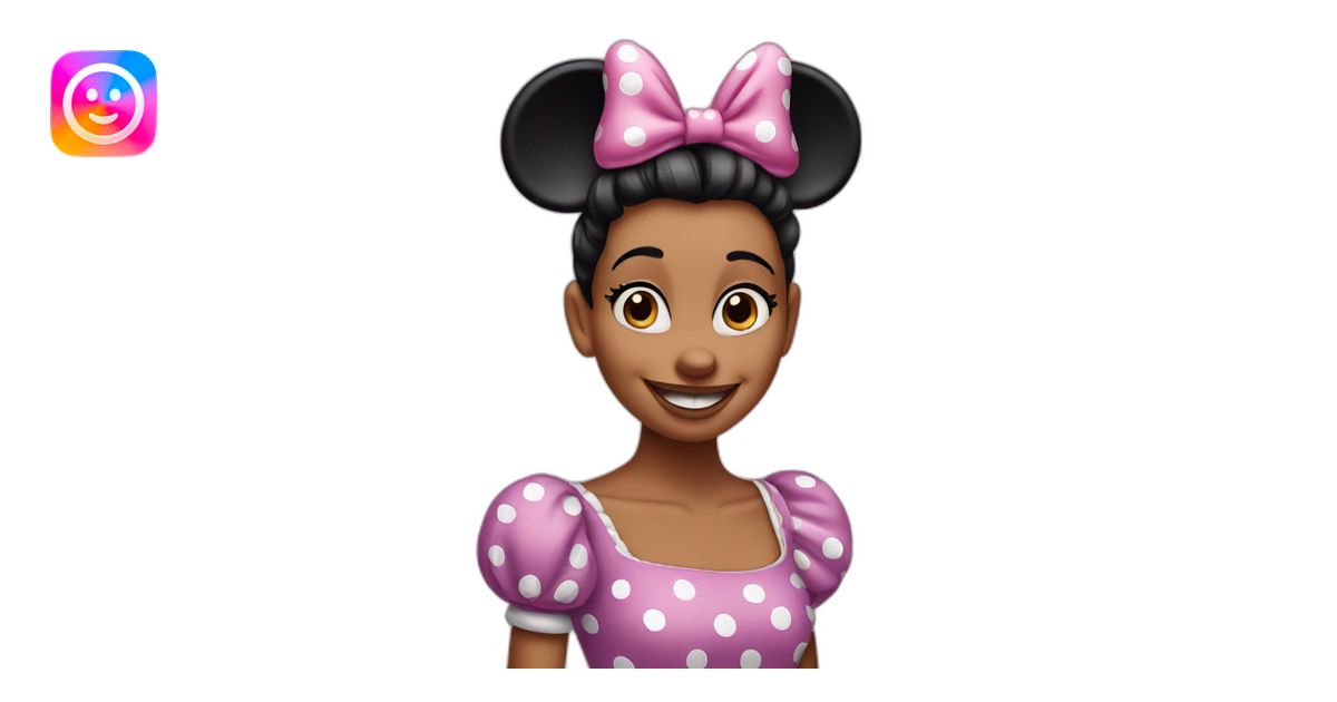 Minnie Mouse emoji | AI Emoji Generator