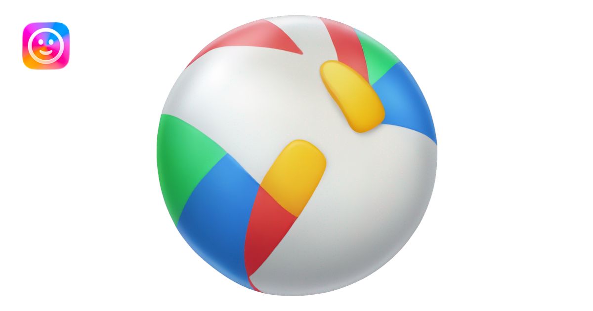 Beach ball emoji | AI Emoji Generator
