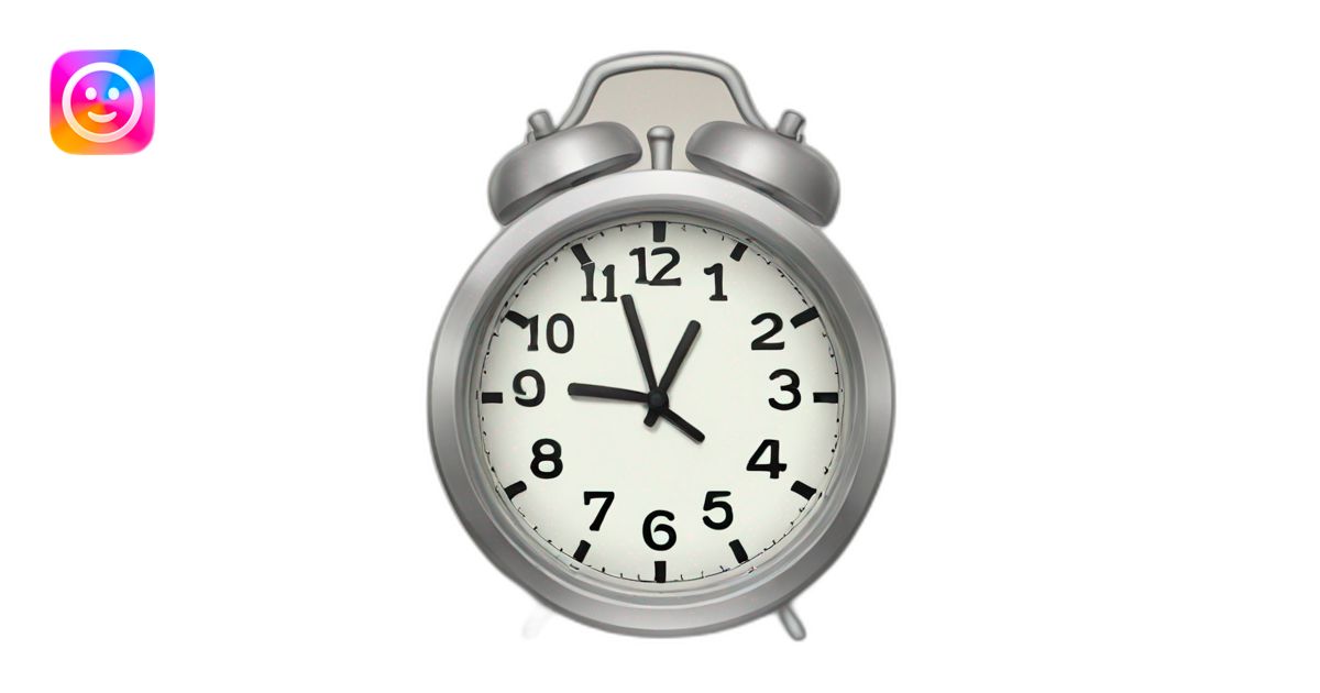One minuter and one clock emoji | AI Emoji Generator