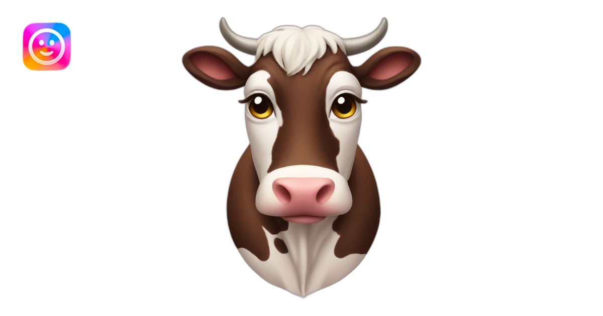 Doja Cat Cow emoji | AI Emoji Generator