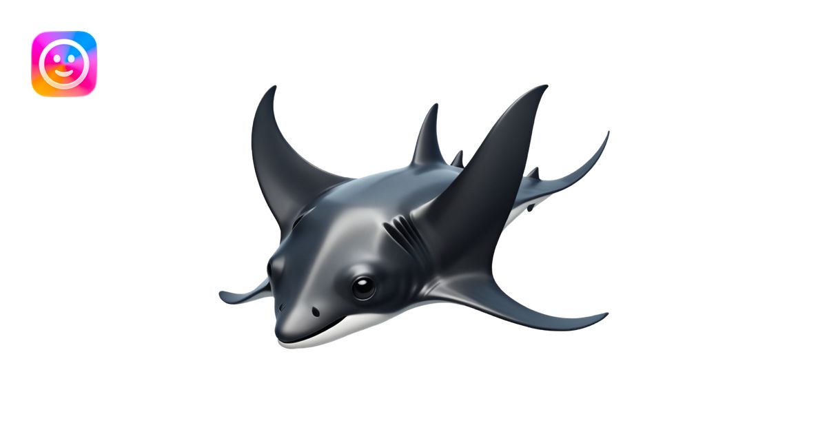 manta ray emoji | AI Emoji Generator