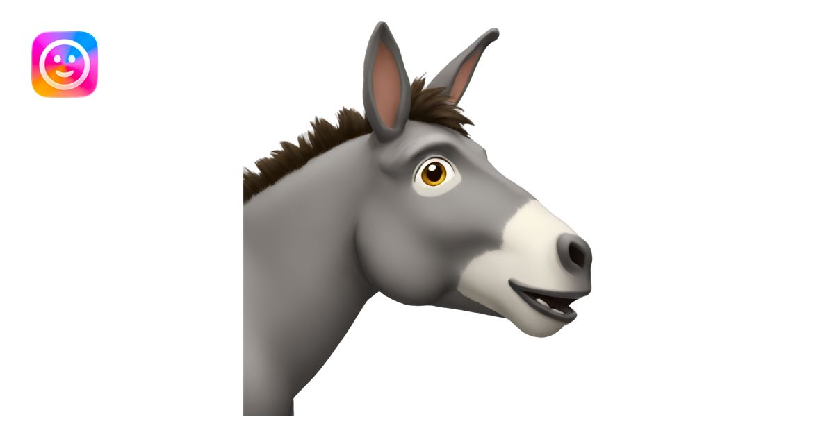 Donkey from Shrek emoji | AI Emoji Generator