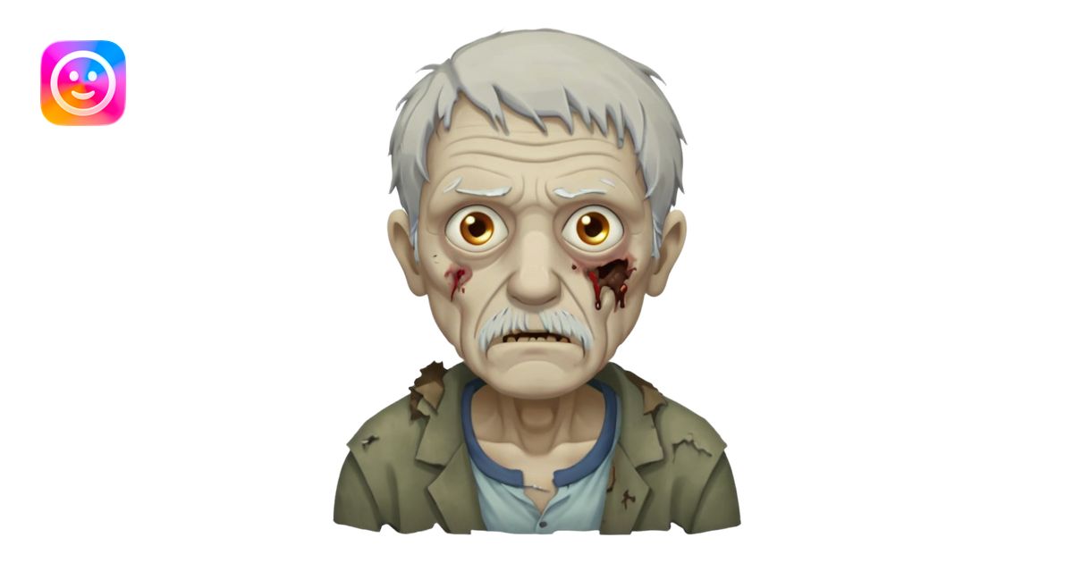greek ancient zombie old man emoji | AI Emoji Generator