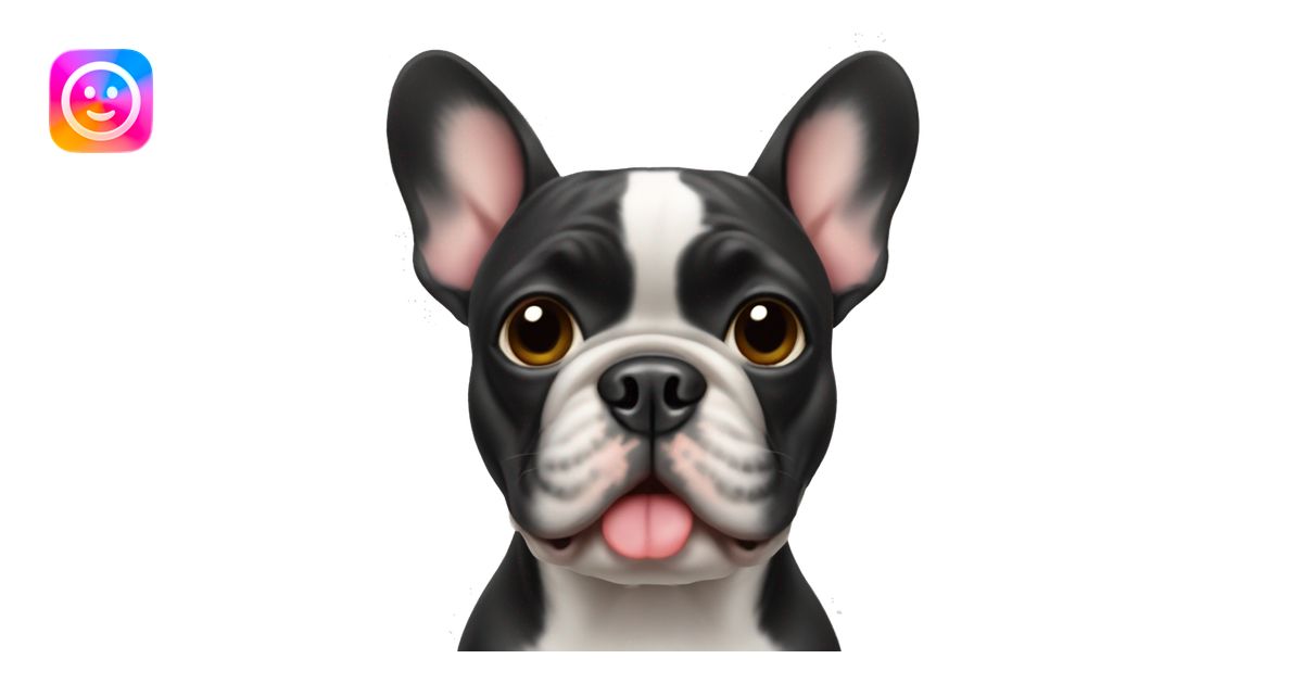 French bulldog emoji | AI Emoji Generator