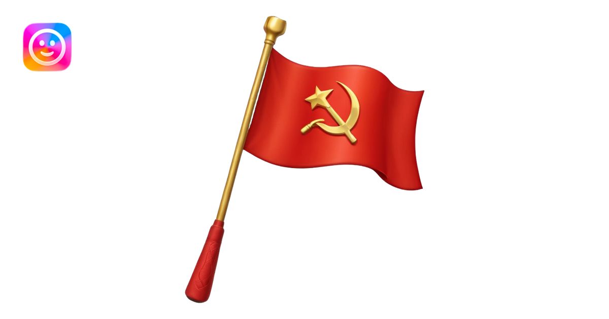 Generate Soviet union falg emoji emoji | AI Emoji Generator
