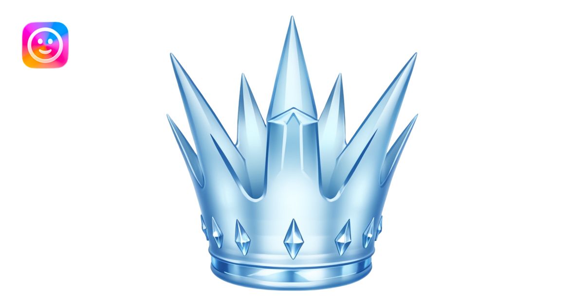 ice crown with only 3 spikes emoji | AI Emoji Generator
