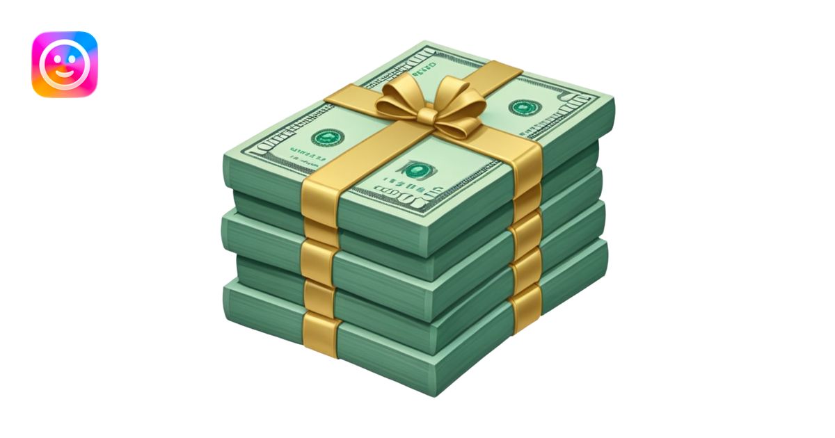 Teal $1 million dollars emoji | AI Emoji Generator