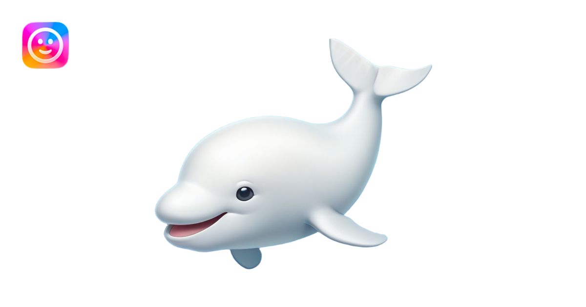 Beluga emoji | AI Emoji Generator