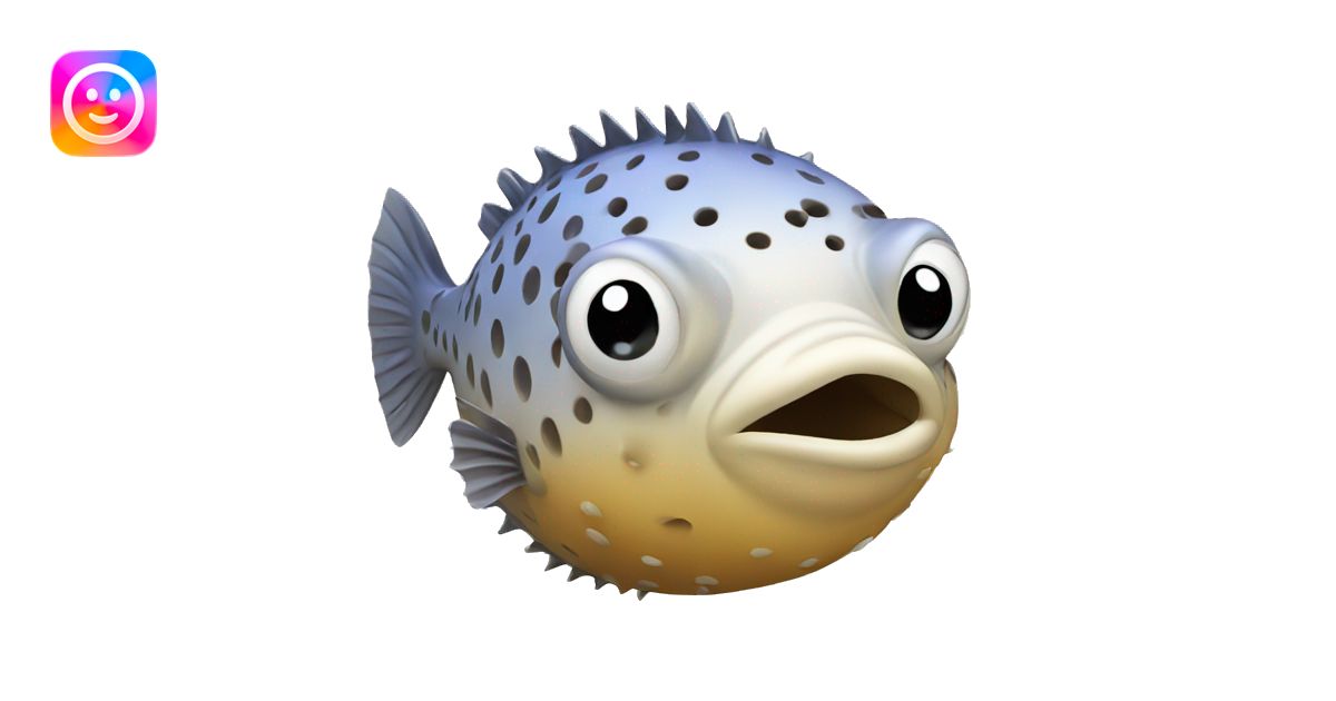 Blowfish emoji | AI Emoji Generator