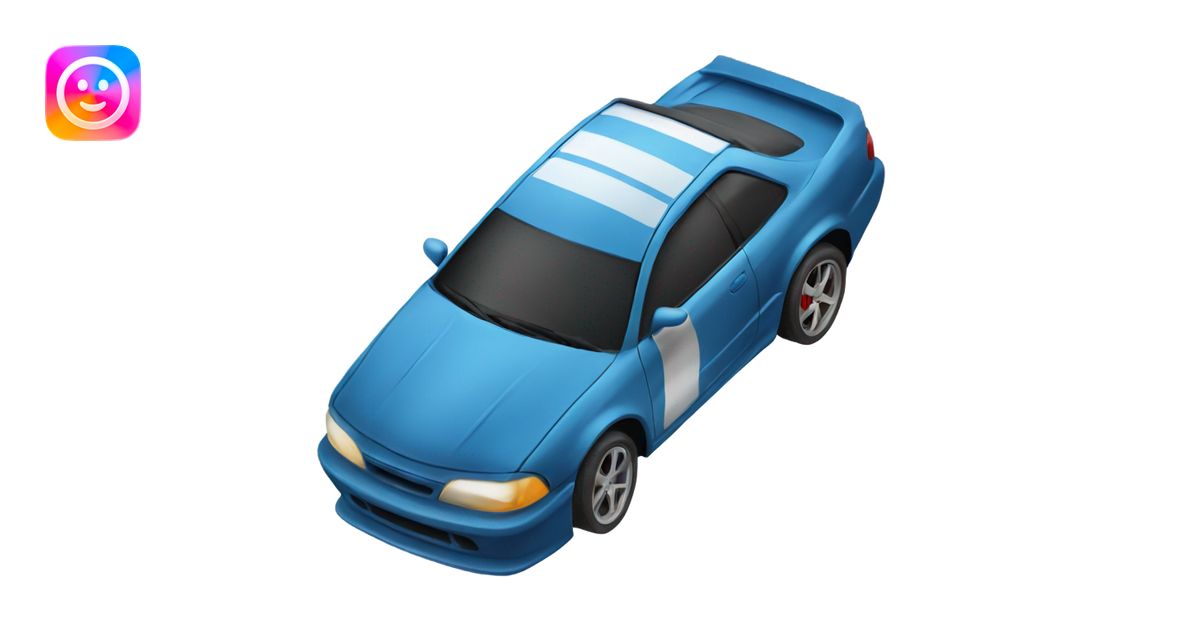 Car doing drifting donuts emoji | AI Emoji Generator