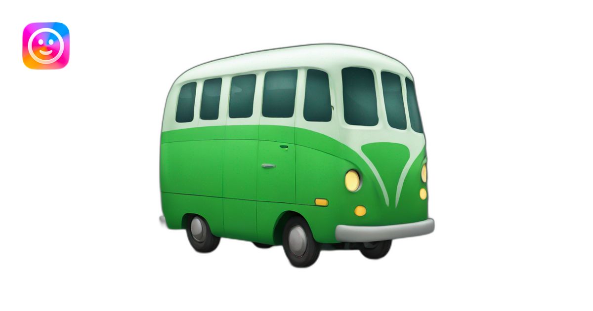 green-bus emoji | AI Emoji Generator