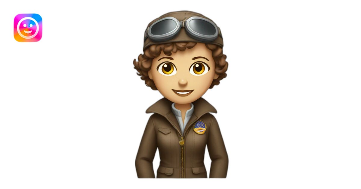 amelia earhart emoji | AI Emoji Generator