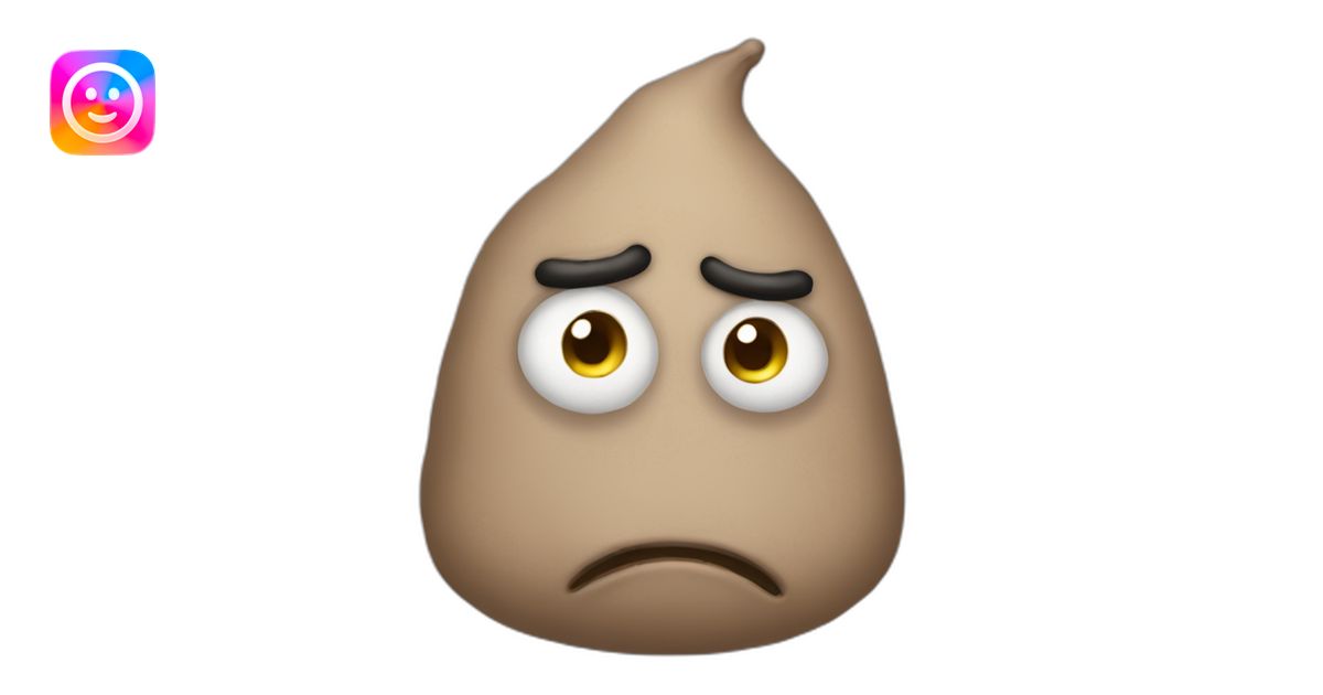 Neglected pou emoji | AI Emoji Generator