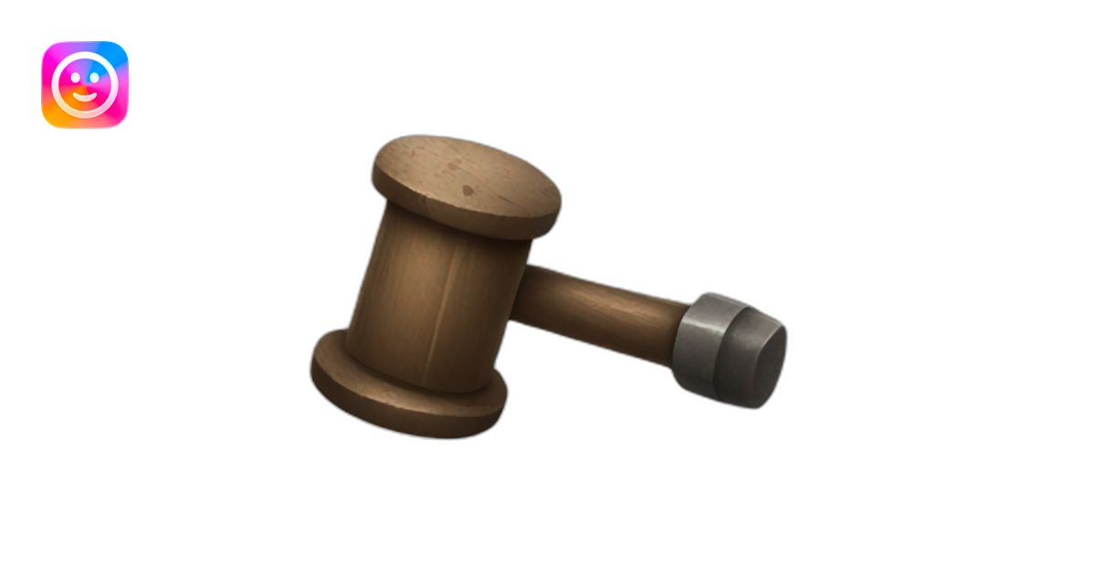 Ban hammer emoji | AI Emoji Generator