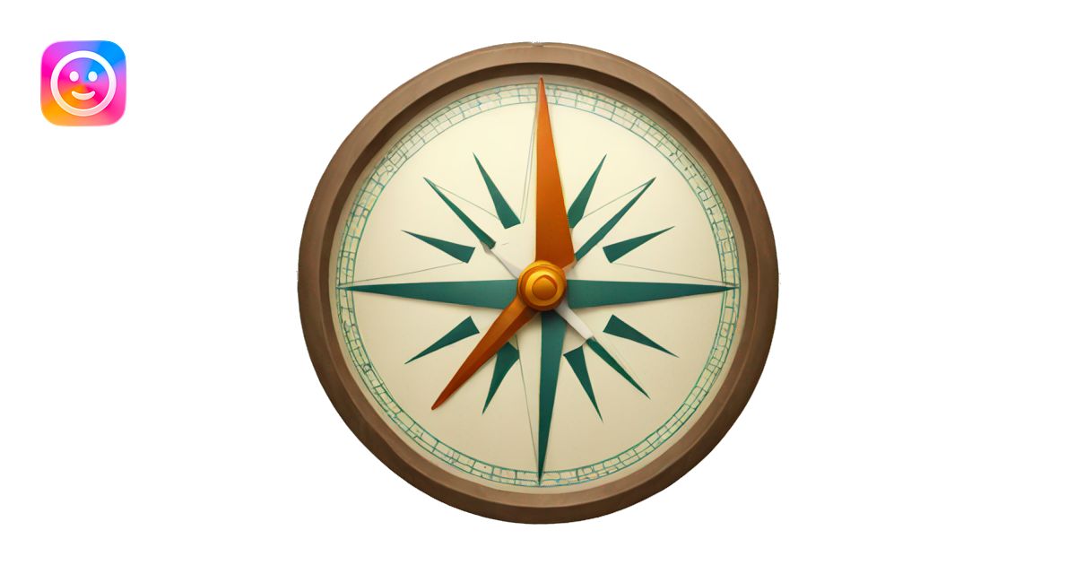 compass emoji | AI Emoji Generator