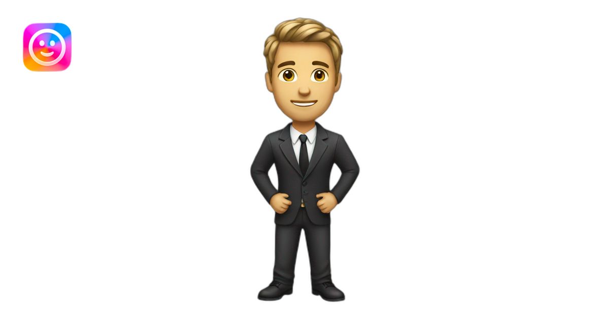 Men elegant emoji | AI Emoji Generator