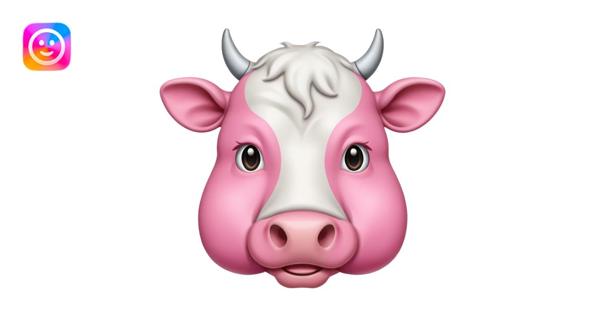 The udder of a cow emoji | AI Emoji Generator